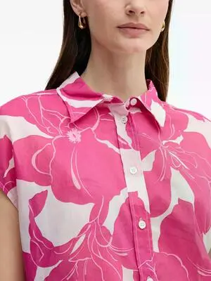 MARC AUREL Floral Print Shirt