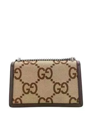 Gucci Dionysus Jumbo Gg Canvas Small Shoulder Bag