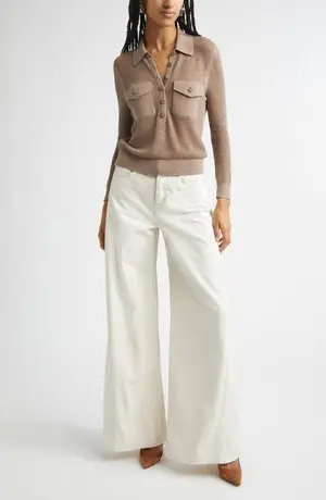 L'Agence Beau High-waist Wide-leg Jeans