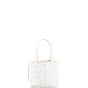 Goyard Anjou Reversible Tote Coated Canvas Mini - White