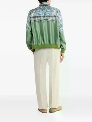 Etro Paisley Print Zip-up Bomber Jacket