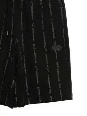 EA7 Logo-print Shorts