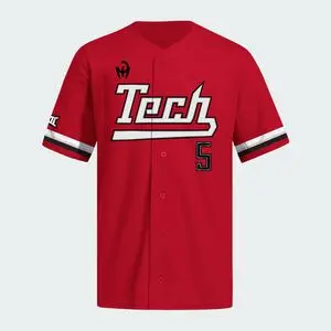 Adidas Texas Tech X Mahomes Full Button Jersey