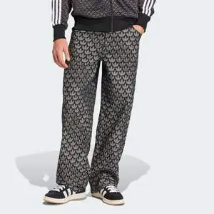 Adidas Denim Monogram Loose Pants