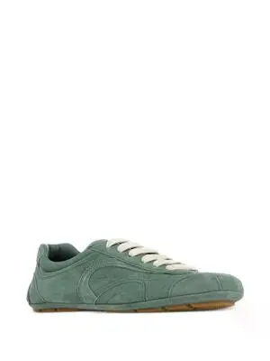 Prada Montecarlo Suede Sneakers - Green