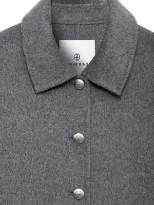 ANINE BING Luca Button-pocket Jacket - Grey