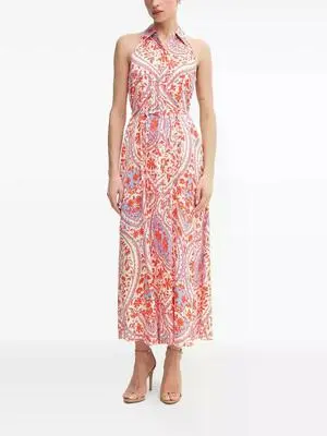 MARC AUREL Floral-print Maxi Dress - Orange