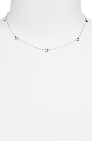 MISSOMA Molten Heart Mini Charm Choker - Silver