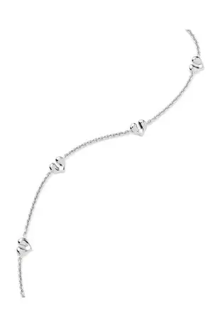 MISSOMA Molten Heart Mini Charm Choker - Silver