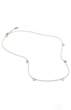 MISSOMA Molten Heart Mini Charm Choker - Silver