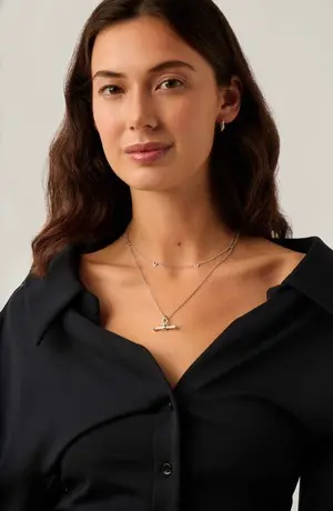 MISSOMA Molten Heart Mini Charm Choker - Silver