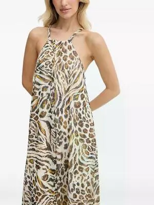 MARC AUREL Animal-print Maxi Dress