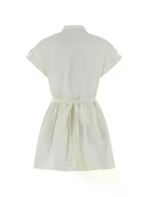 Miu Miu Slubbed Poplin Dress