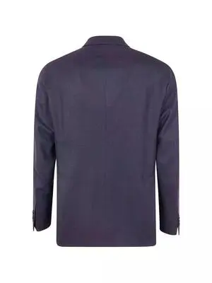 Tagliatore Double-breasted Jacket With Peak Lapel - Blue