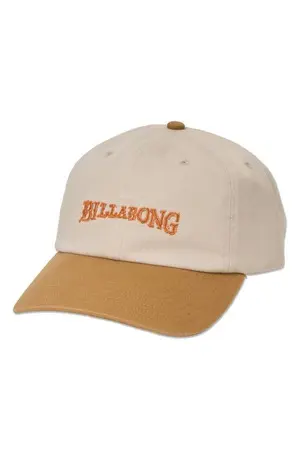BILLABONG Cotton Twill Baseball Cap - Cathay Spice