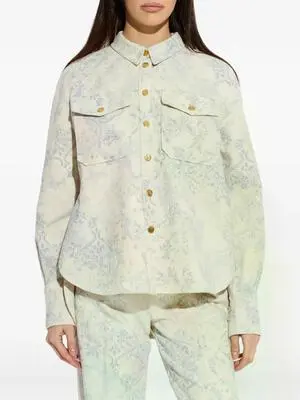 FORTE_FORTE Floral-print Shirt