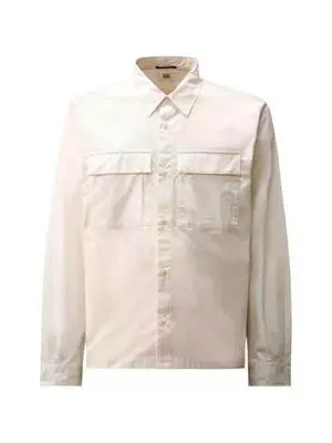C.P. COMPANY Metropolis Gabardine Shirt - Neutrals