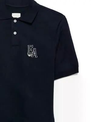 Emporio Armani Logo-appliqué Polo Shirt