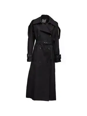 Sportmax Double-breasted Trench Coat