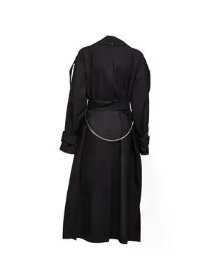 Sportmax Double-breasted Trench Coat