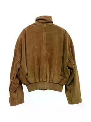 PETAR PETROV Flap-pocket Suede Bomber Jacket