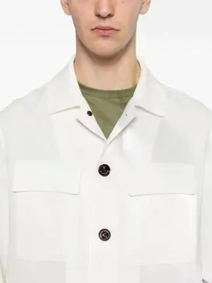 MONTECORE Buttoned Flap-pocket Overshirt