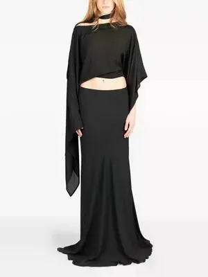 SOCIETE ANONYME Joice Train Maxi Skirt - Black