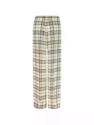 JIL SANDER Checked Elasticated Trousers
