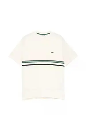 Lacoste Logo-patched Striped T-shirt