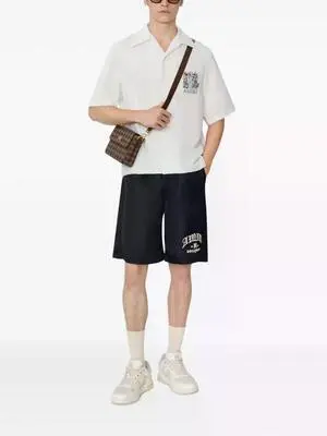 Amiri Graphic-print Drawstring Shorts - Black