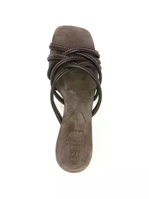 Brunello Cucinelli Crossover-strap Sandals