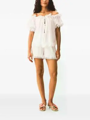 Sleeper Romantica Ruffled Lounge Set - White