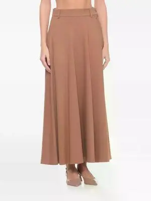 Herno Belt Loops Slit Skirt