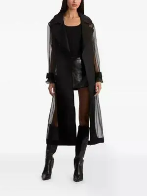 Alice + Olivia Silvia Sheer Trench Coat