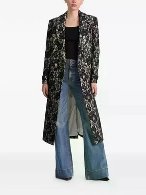 Alice + Olivia Jimmy Floral Long Coat