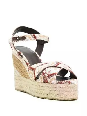 Missoni Woven Platform Espadrilles - Neutrals