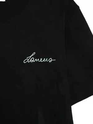 LANEUS Embroidered T-shirt