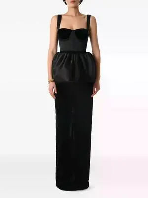 MATTERS STORE Audrey Peplum Maxi Dress