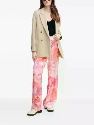 MARC AUREL Floral-print Trousers