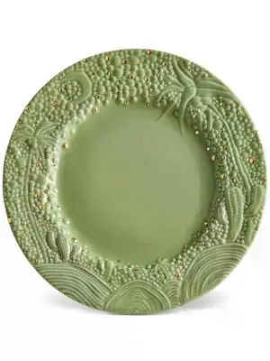 L'Objet Haas Mojave Porcelain Charger Plate - Green