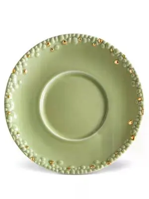 L'Objet Haas Mojave Porcelain Saucer - Green