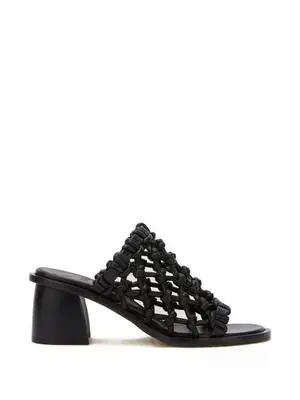 ODISSI Nour Braided Sandals - Black