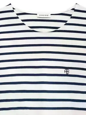 ANINE BING Striped Long-sleeved T-shirt