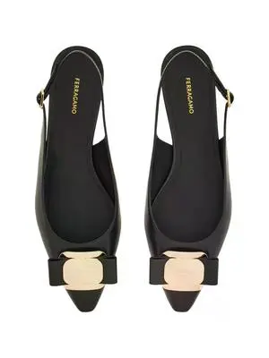 FERRAGAMO Zelmy Slingback Flat Pumps