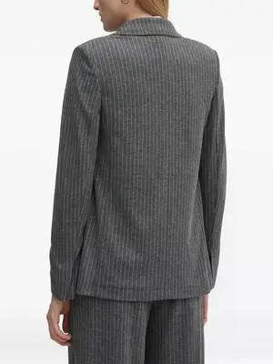 OUI Pinstripe Flap-pocket Blazer