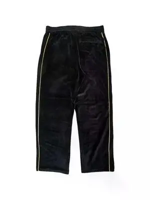 SP5DER Outline Velour Track Pants - Black