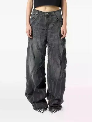 Blumarine Distressed Baggy Jeans