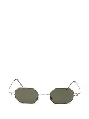 LINDBERG Air Rim Geometric-frame Sunglasses - Silver