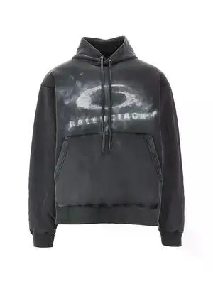 Men's Balenciaga Black Sweatshirts Hoodies