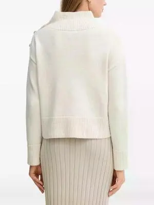 OUI Embellished High-neck Jumper